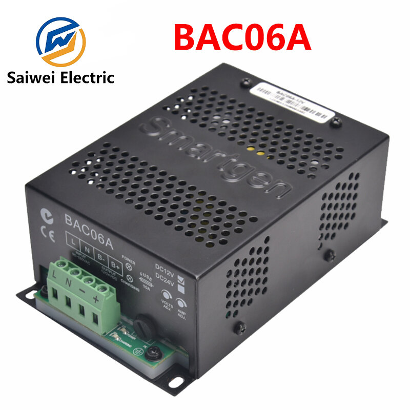 BAC06A 12V 24V Bac06a Diesel Generator Set Storage Battery Charger Zhongzhi Switching Power ...