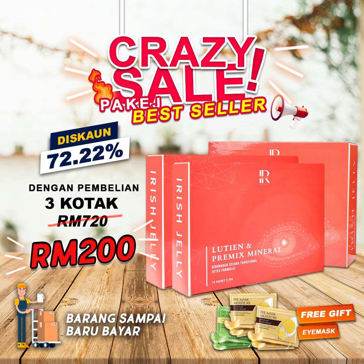 SUPPLEMENT MATA IRISH JELLY[100% ORIGINAL HQ] | Lazada