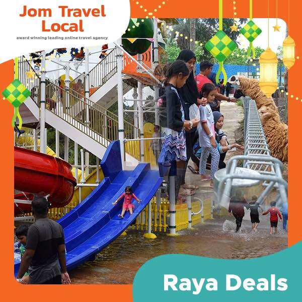[PROMO RAYA] Bukit Merah Waterpark + Petting Zoo | Lazada