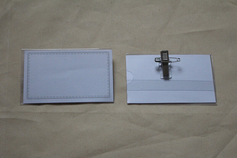 Badge Transparent Pin Badge, Chest Card Cover Work Permit, Exhibition ...