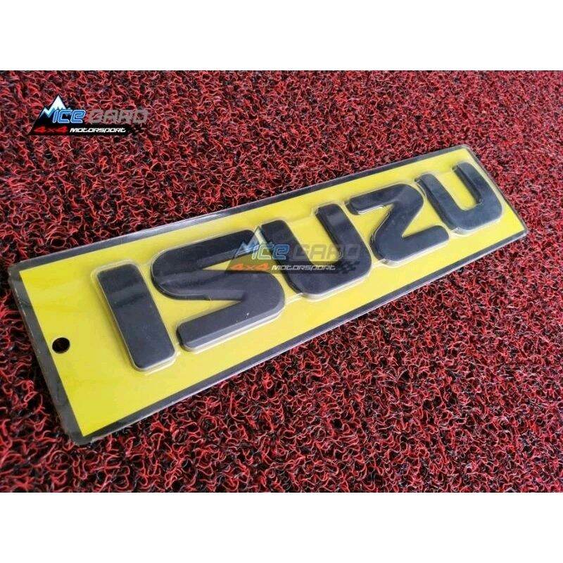 2022 ISUZU DMAX X-TERRAIN ISUZU EMBLEM LOGO RED WORDING BADGE | Lazada