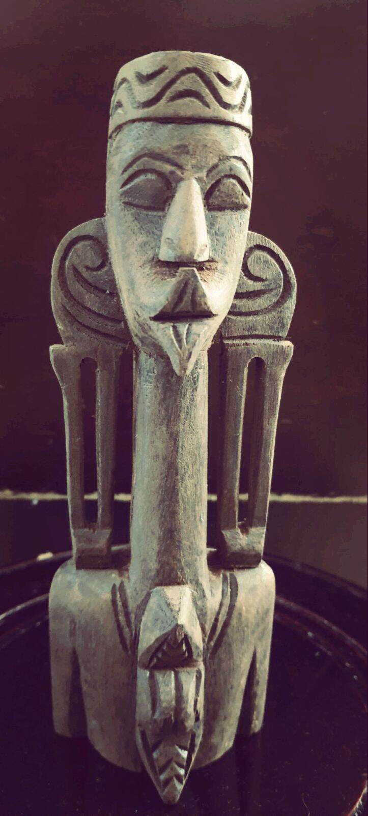 Sarawak Traditional Native Carving Hard Wood Handicraft （Long Ear) | Lazada