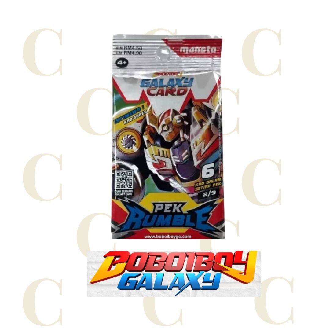 BOBOIBOY Galaxy Card : Pek Rumble Kad Trading Card TCG (5 Normal Cards ...