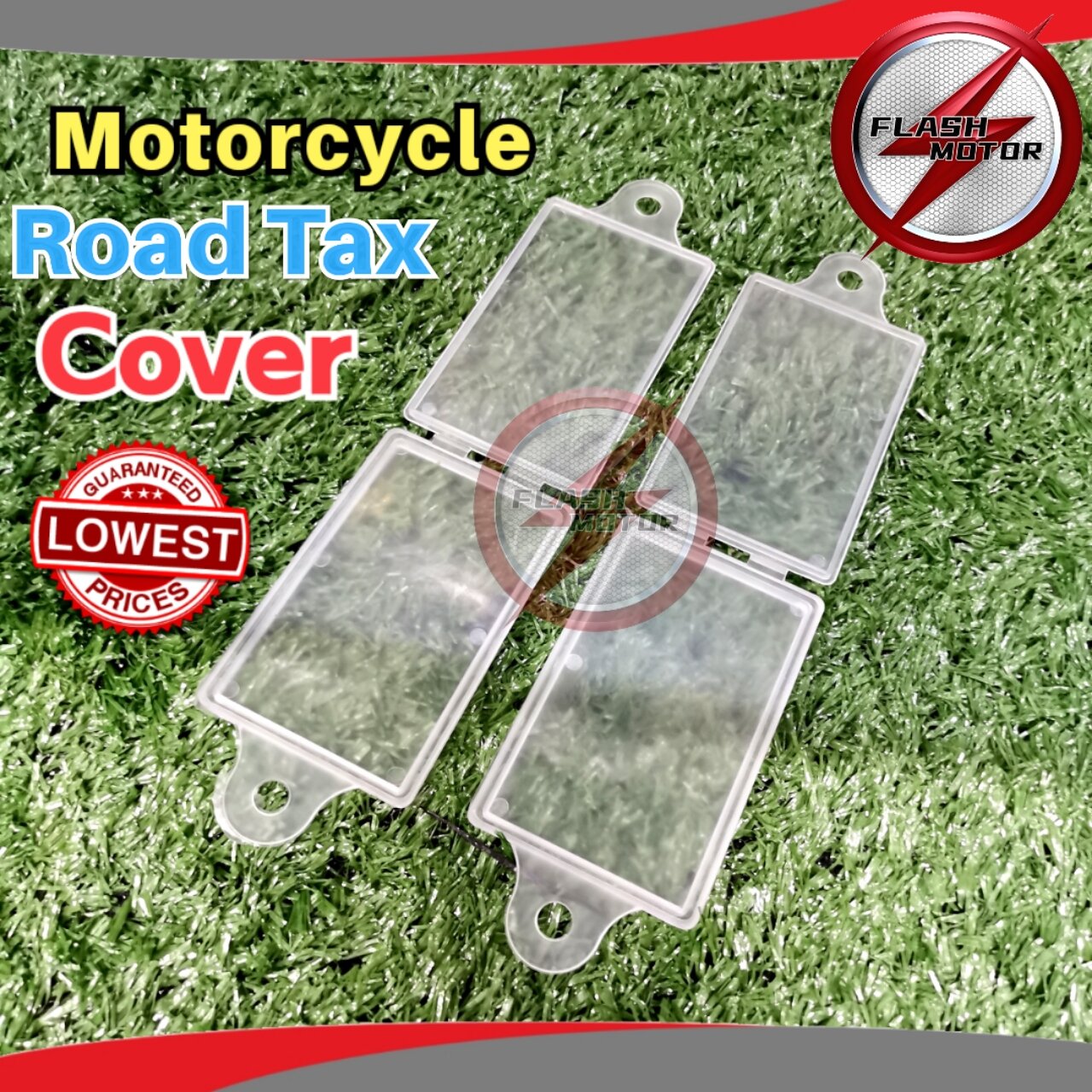 MOTORCYCLE ROADTAX COVER ROAD TAX HOLDER MOTOSIKAR Y16 Y15 VARIO EX5 ...