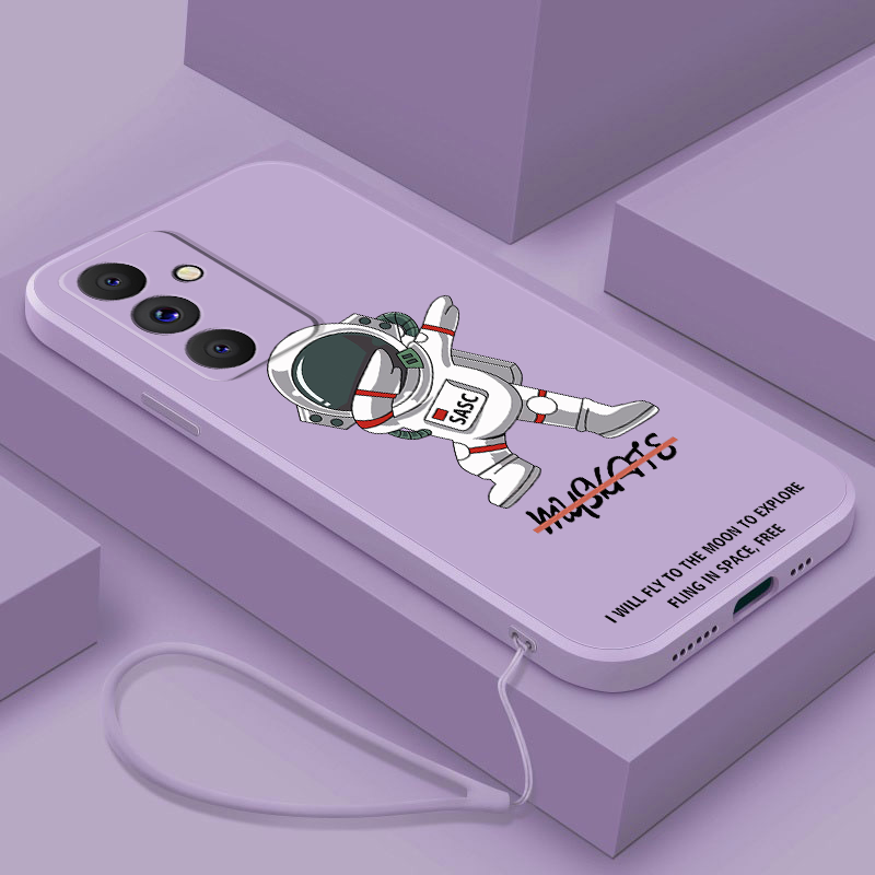 Samsung S25 FE Astronaut NASA Liquid Silicon Case All-Inclusive Lens ...