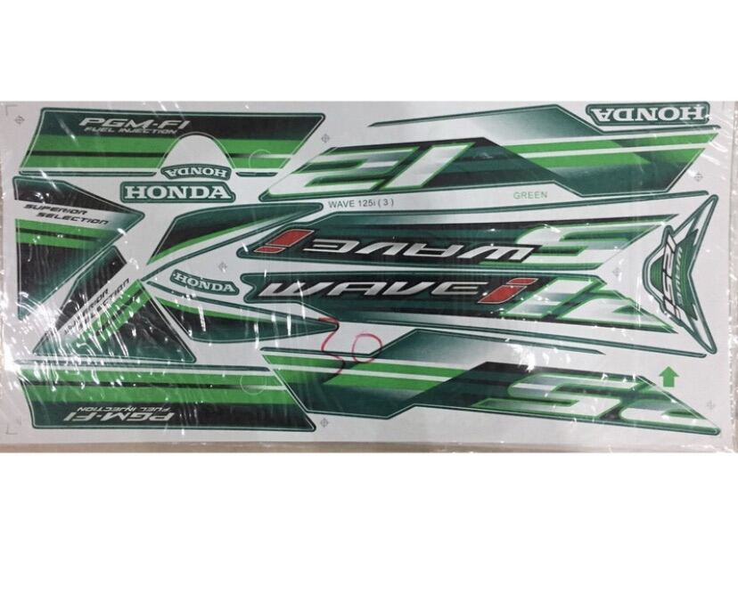 Honda WAVE 125 S/WAVE 125i {3}Body Sticker ~Design Thailand | Lazada