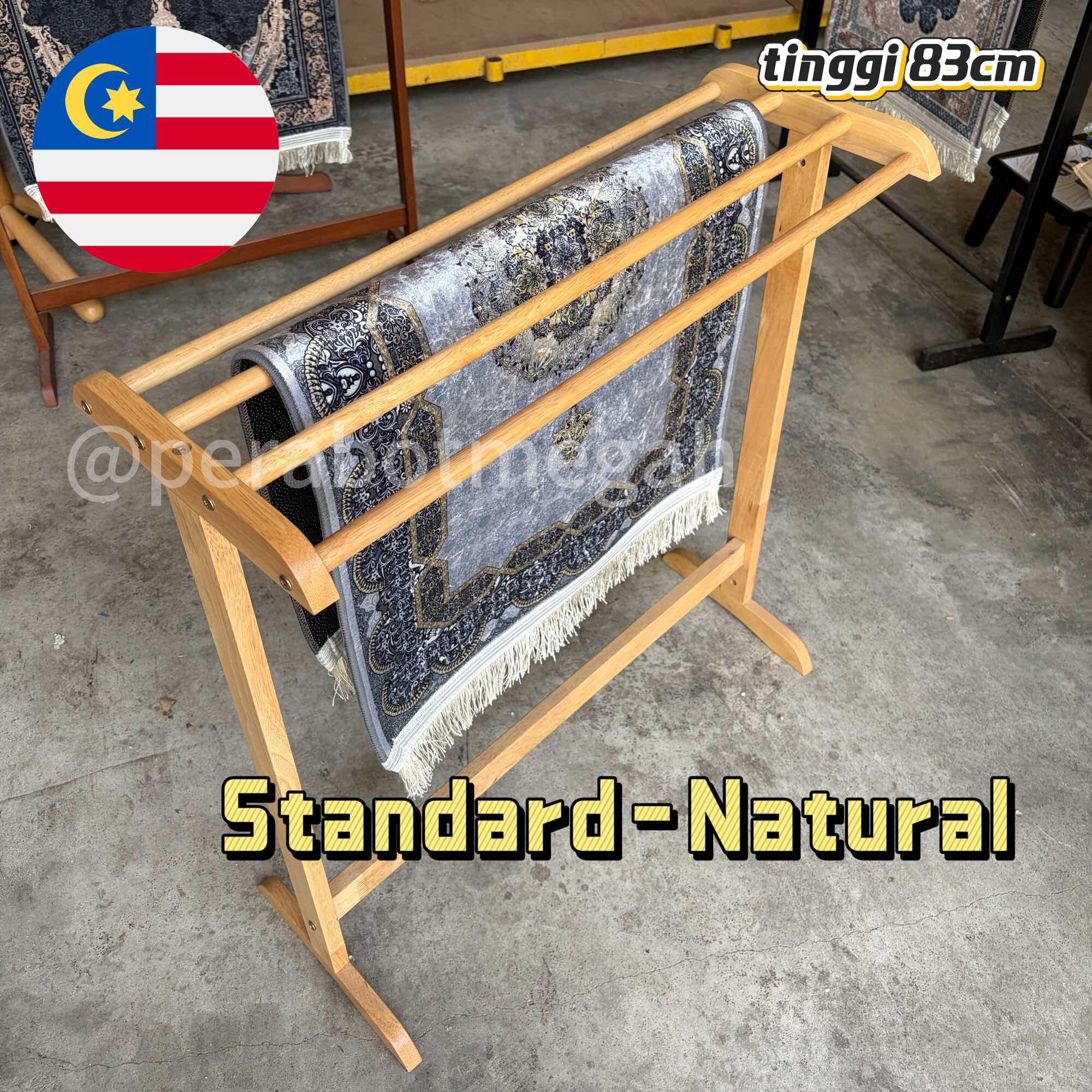 Megah Penyidai Sejadah Kayu Malaysia | Rak Tuala Kayu Pepejal | Stok ...