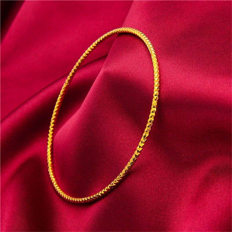 GELANG EMAS BANGKOK 24K GOLD PLATED BANGLES GELANG HALUS EMAS BANGKOK ...