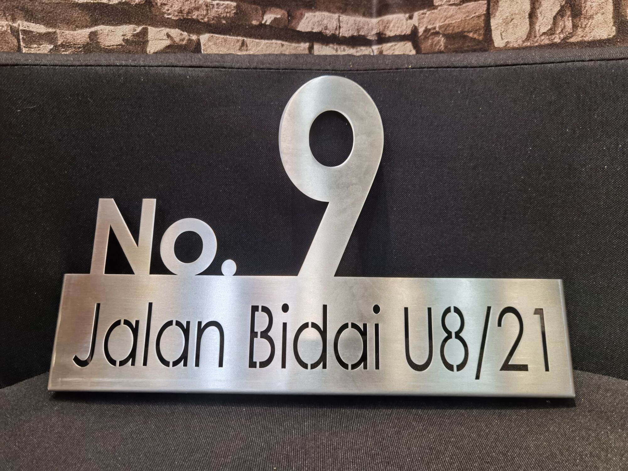 Modern house plate 3D | Lazada