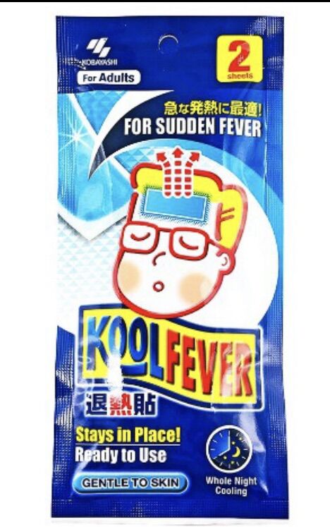 KOOL FEVER Cooling Gel Children/Adult/Baby退熱貼 BYEBYEFEVER Cooling ...