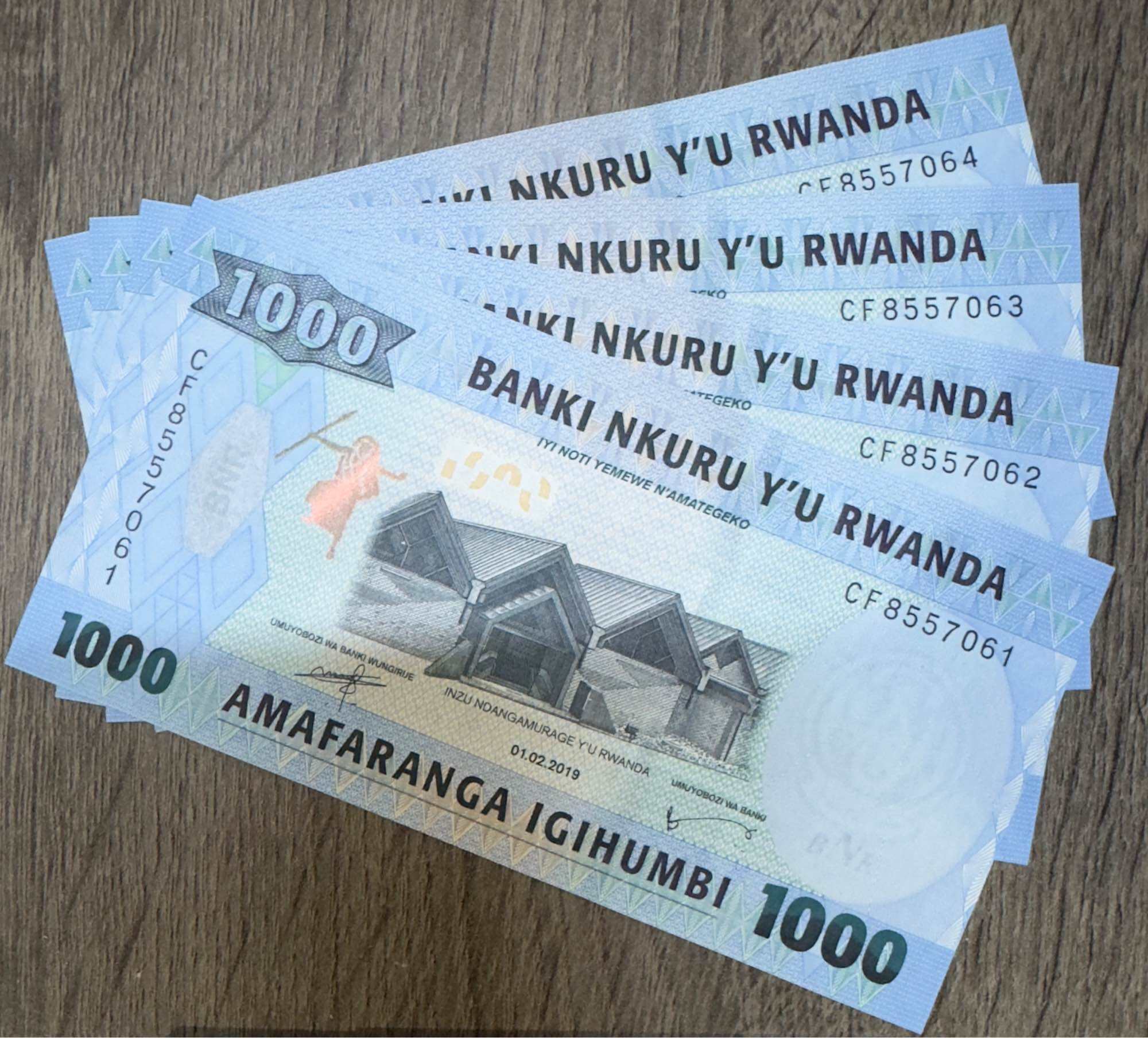 Rwanda卢旺达 1000 Currency Banknote(UNC Real Note) | Lazada
