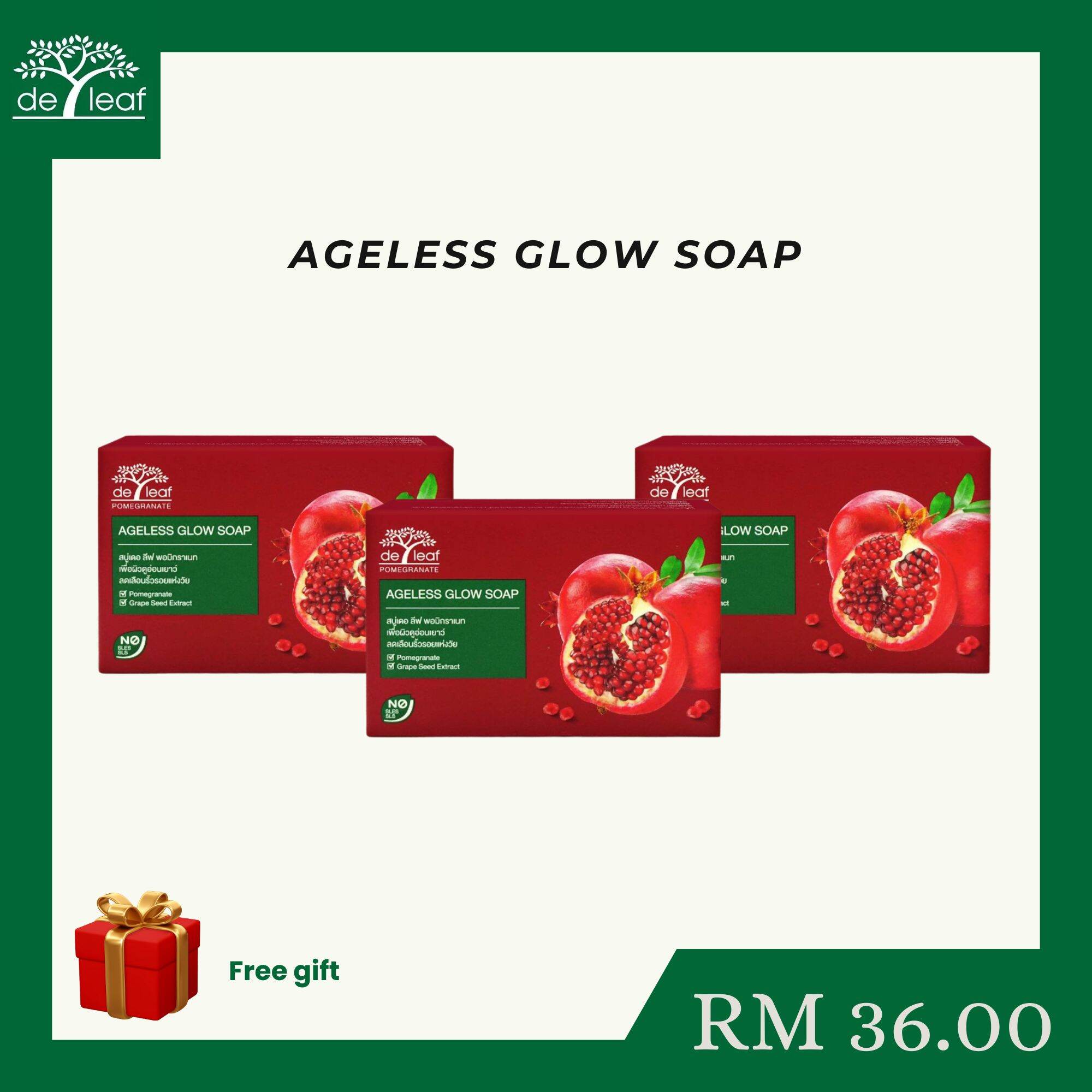 De Leaf Thanaka Glow Soap Bundle Pack | Lazada