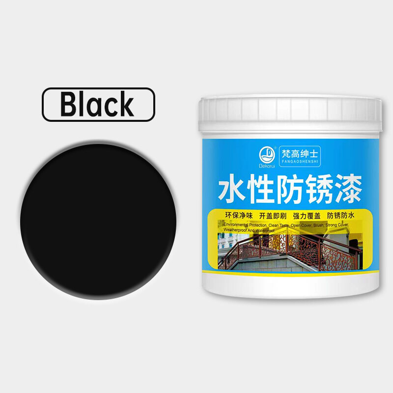 No rust once brushed Bray Anti rust paint for metal Rust converter Rust ...