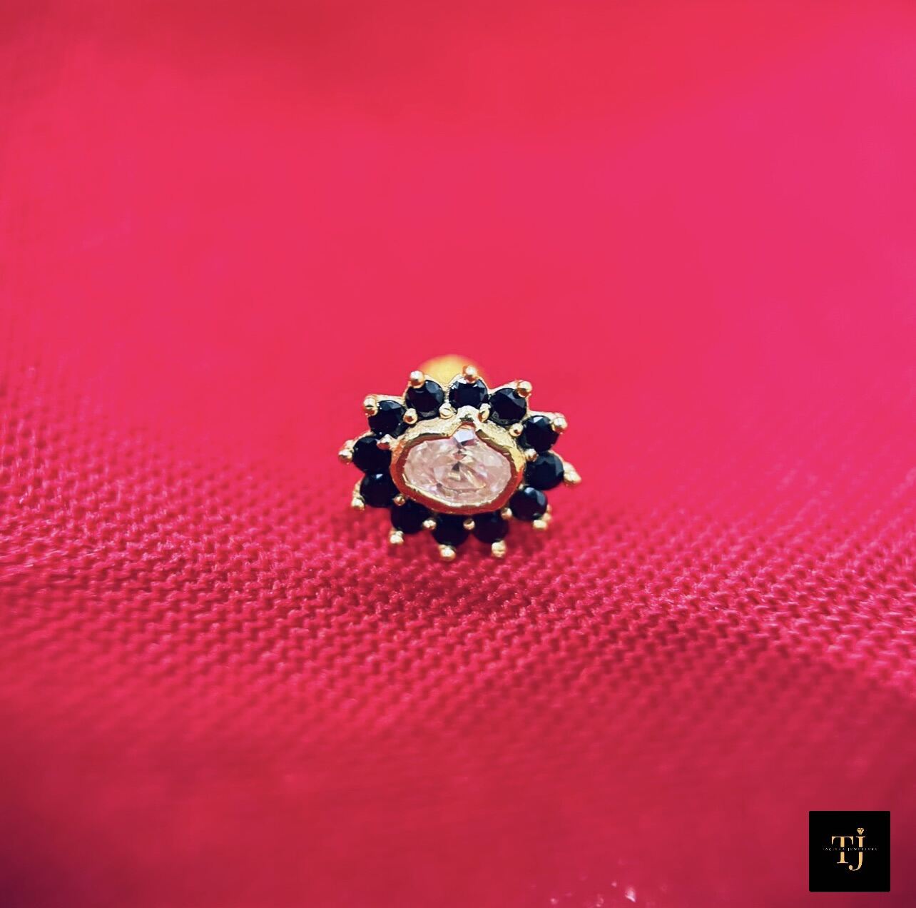 Gold Stone Mukuthi/ Nose Pin/ Nose Studs | Lazada