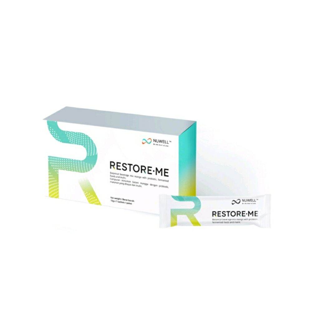 Nuwell RestoreMe 7 sachets 改善肠胃产品 prebiotics probiotics | Lazada