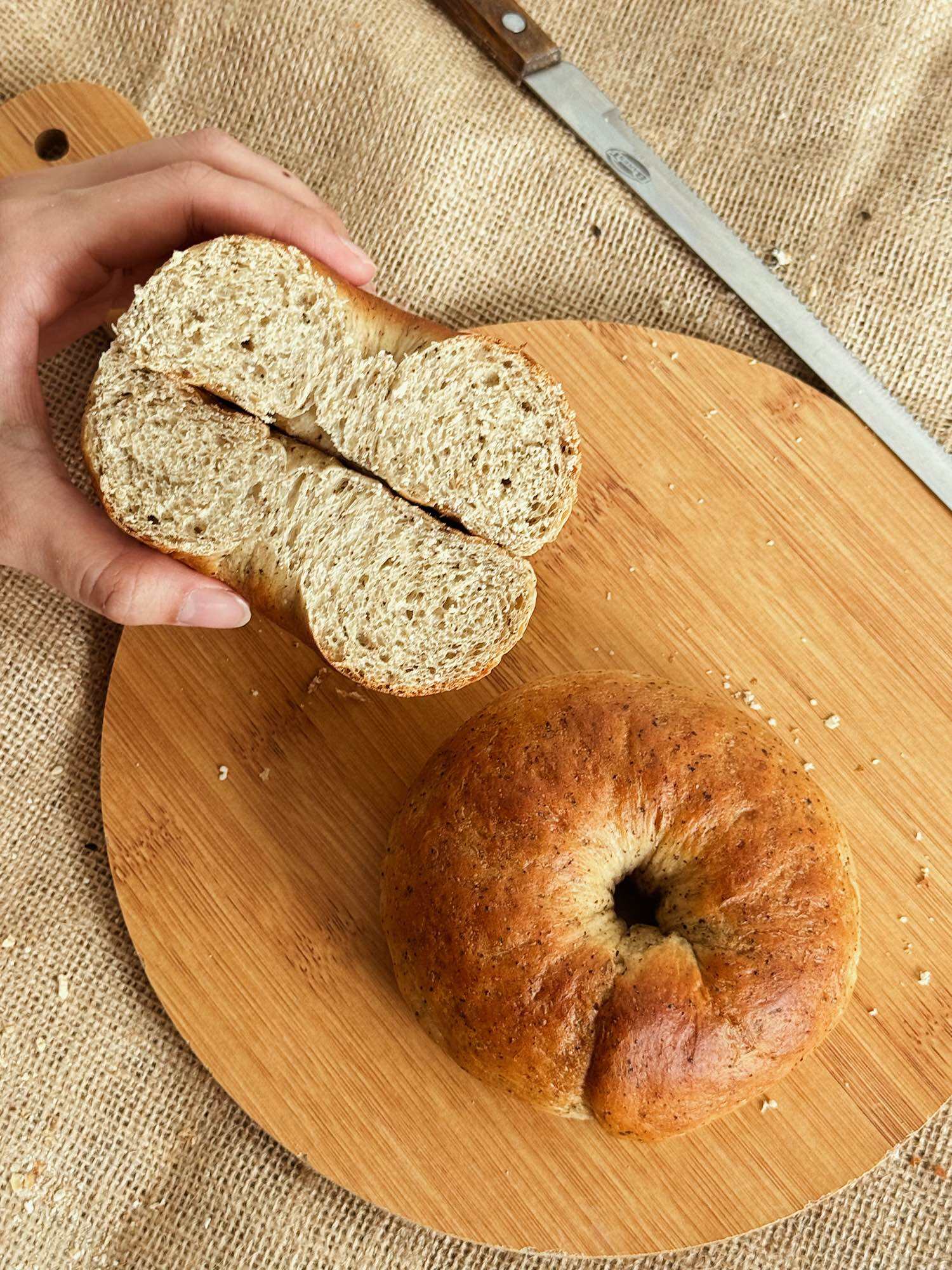 Plattercraft Freshly Baked Halal Low Calorie Bagels - High Fiber, Zero ...