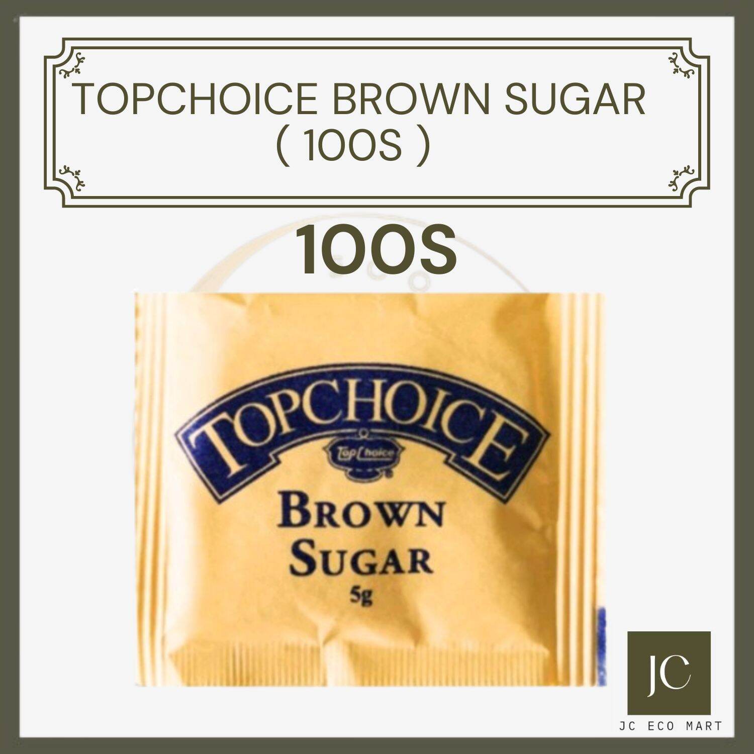 TOPCHOICE Gula Putih / Gula Perang (100 / 250 unit) | TOPCHOICE WHITE ...