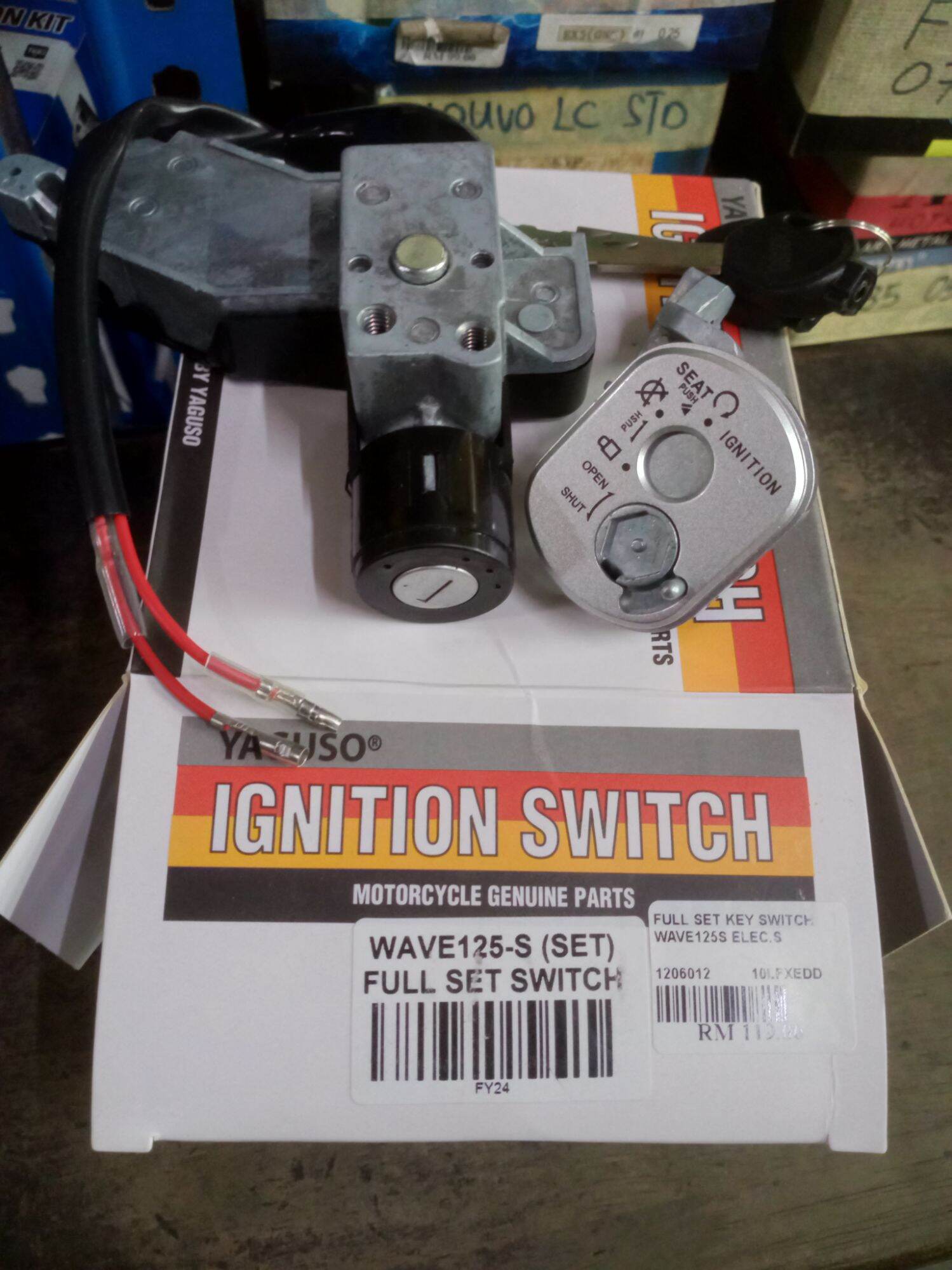 Full set key switch Honda Wave125/Wave125-S/Wave125-X | Lazada