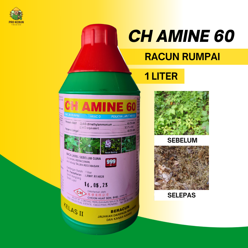 CH Amine 60 Herbicide Racun Rumput Amine 60 Racun Rumput Rumpai Padi ...