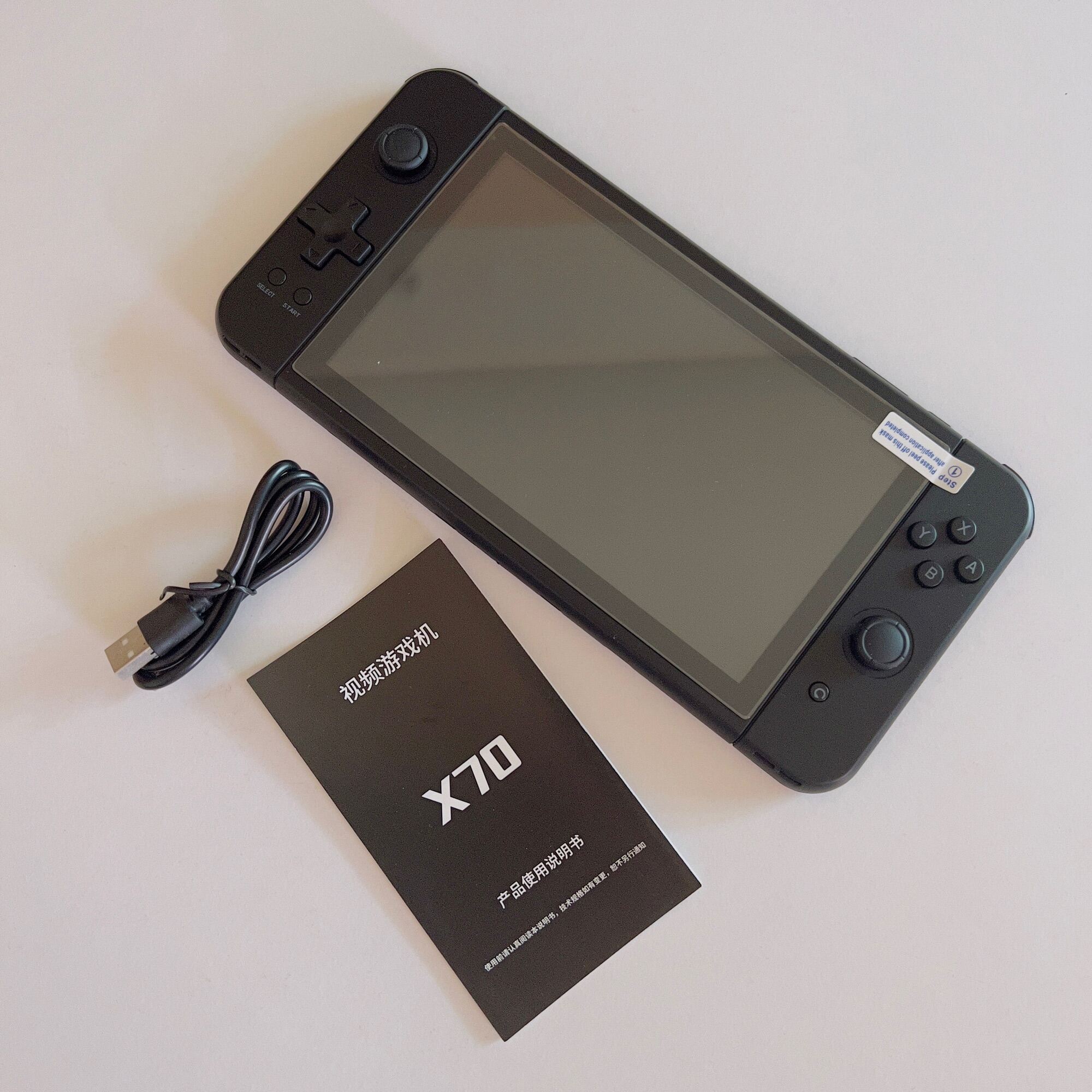 Powkiddy X70 7 inches inch HD screen handheld switch games retro ...