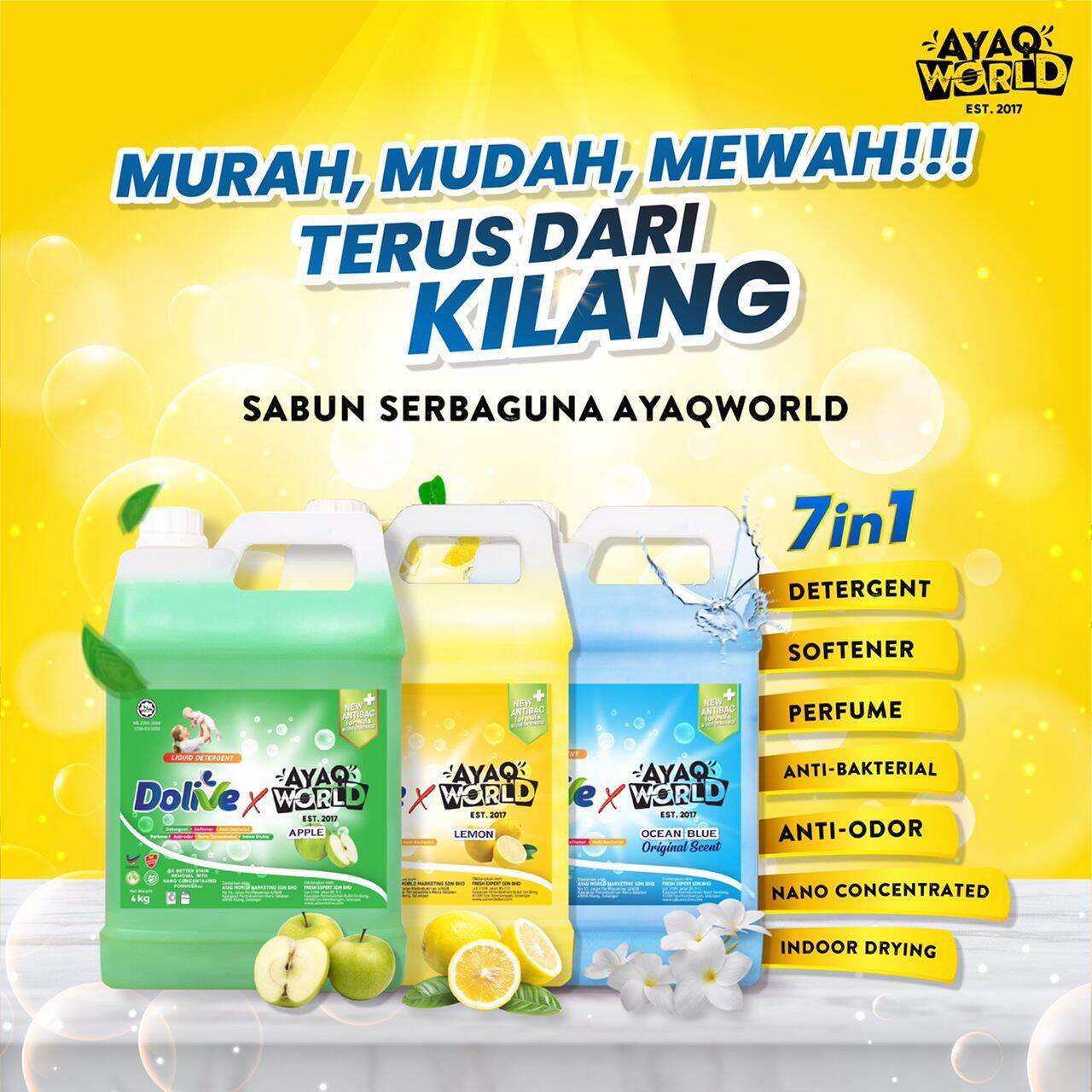 Shop at DoLive Liquid Detergent | lazada.com.my