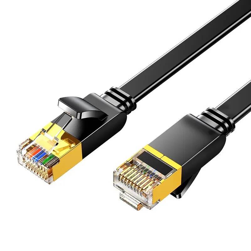 Cat 7 Ethernet Cable Cat7 High Speed Flat Gigabit STP RJ45 LAN Cable ...