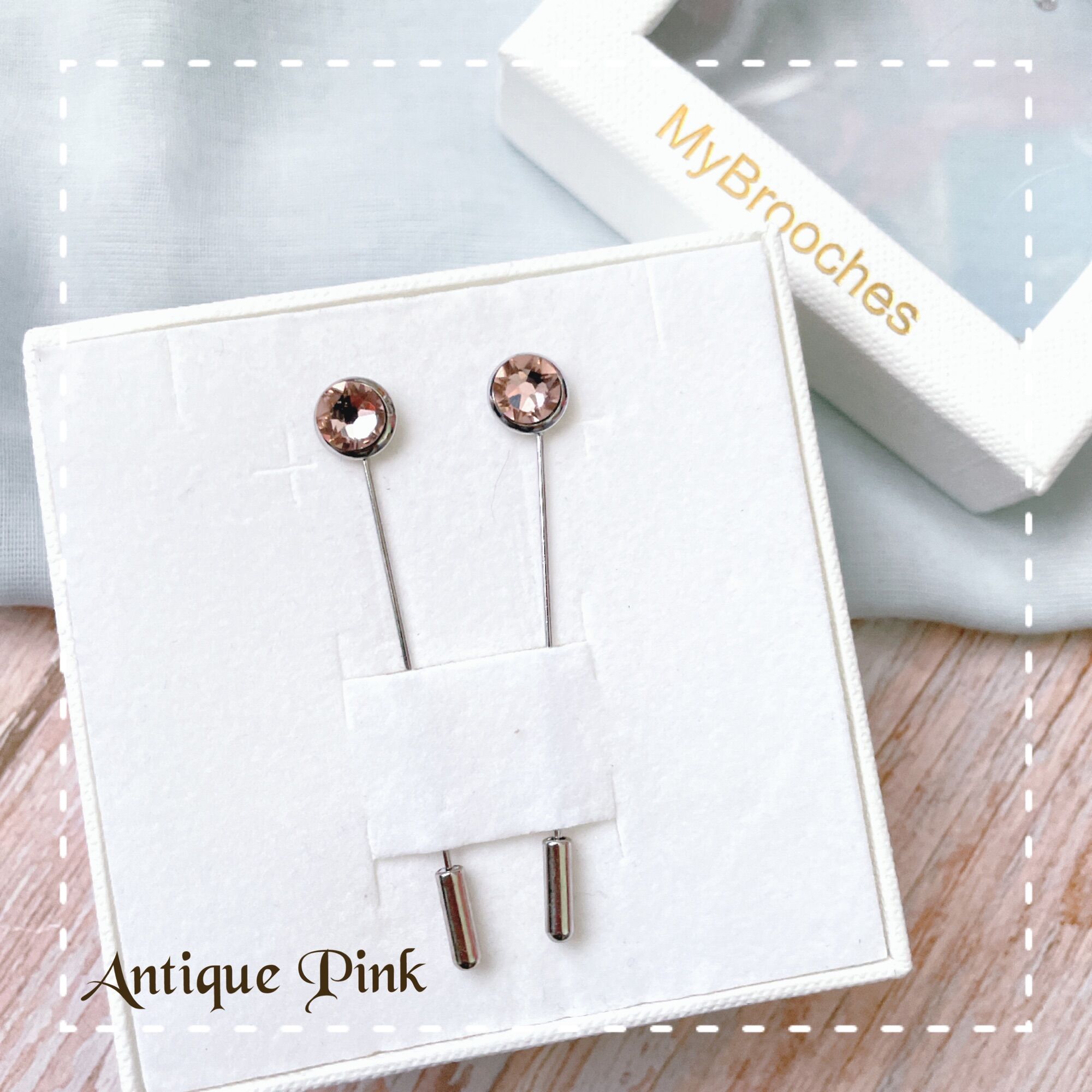 SS30 CIRCLE PINS [pair] Made from the best Crystal From Europe Pin ...