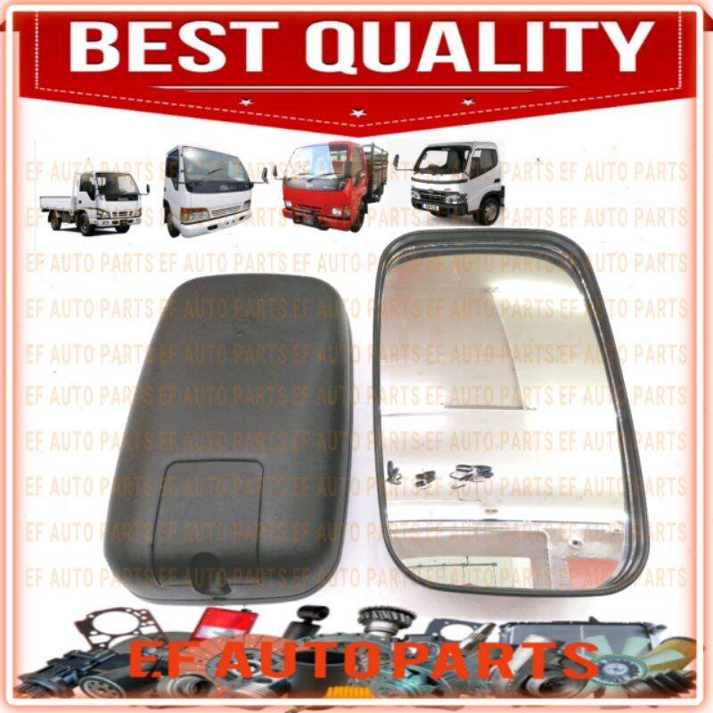 ISUZU ELF NPR66 NKR HICOM 2.8 4.3 HINO DUTRO SIDE MIRROR LEFT RIGHT NHR ...