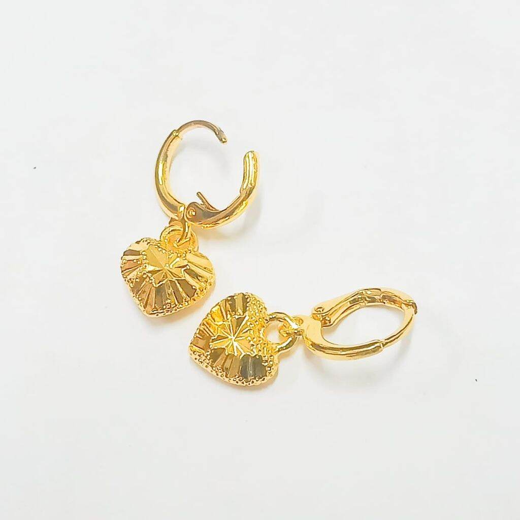 SUBANG EMAS BANGKOK 24K SUBANG GANTUNG 24K GOLD PLATED EARRING SUBANG ...