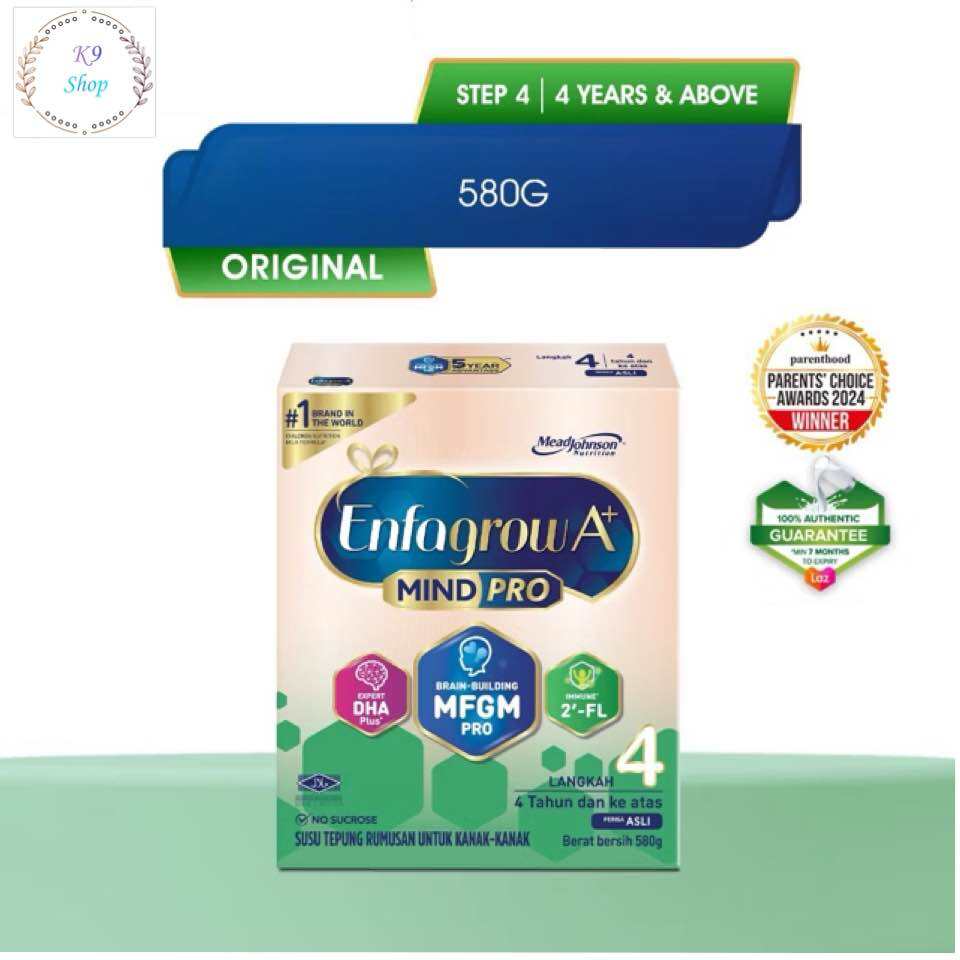 Enfagrow A+ MindPro Step 4 Original-Vanilla - 580g (Milk Formula) - 12/2025 | Lazada