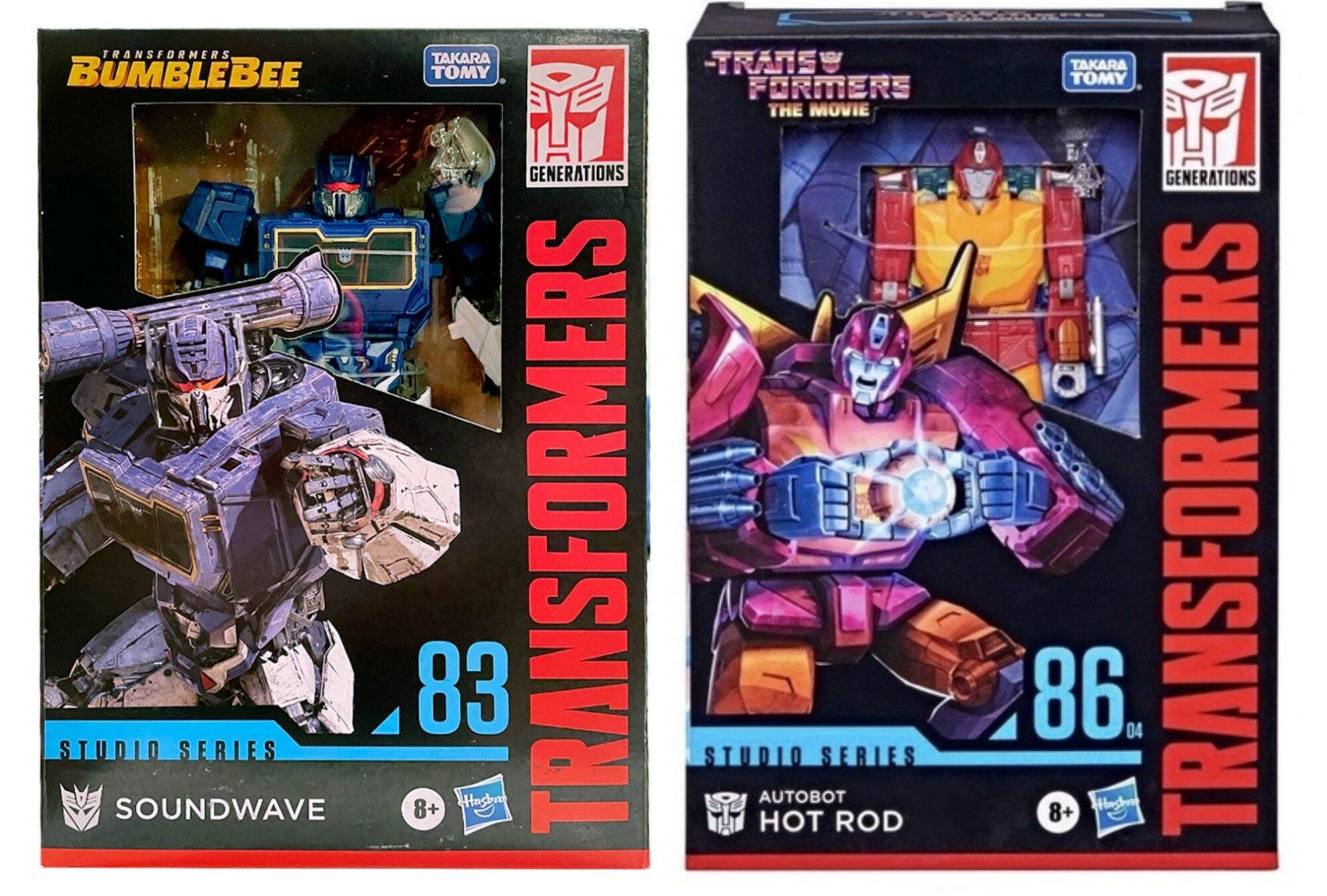 Transformers Studio Series 86 SS86 Voyager Junkheap Hot Rod 83 SS83 ...