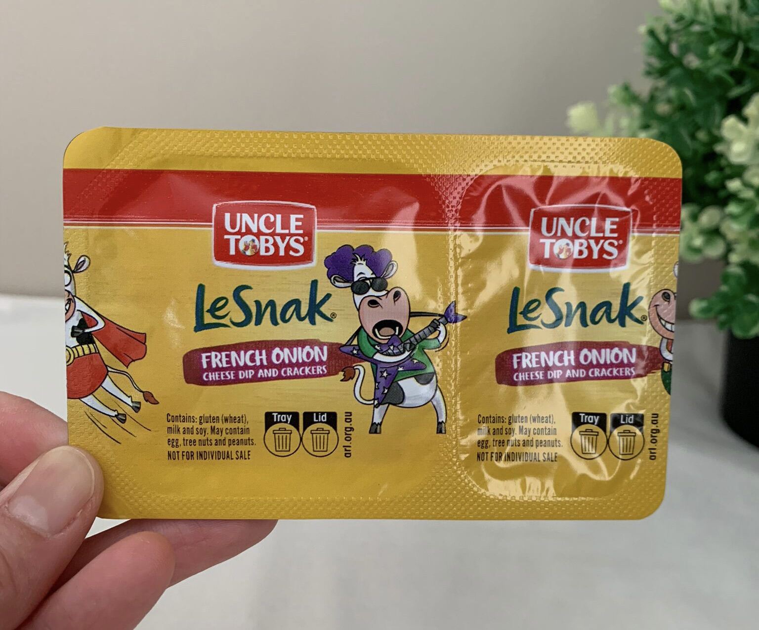 FREE GIFT! Uncle Tobys Le Snack French Onion 1 pack | Lazada