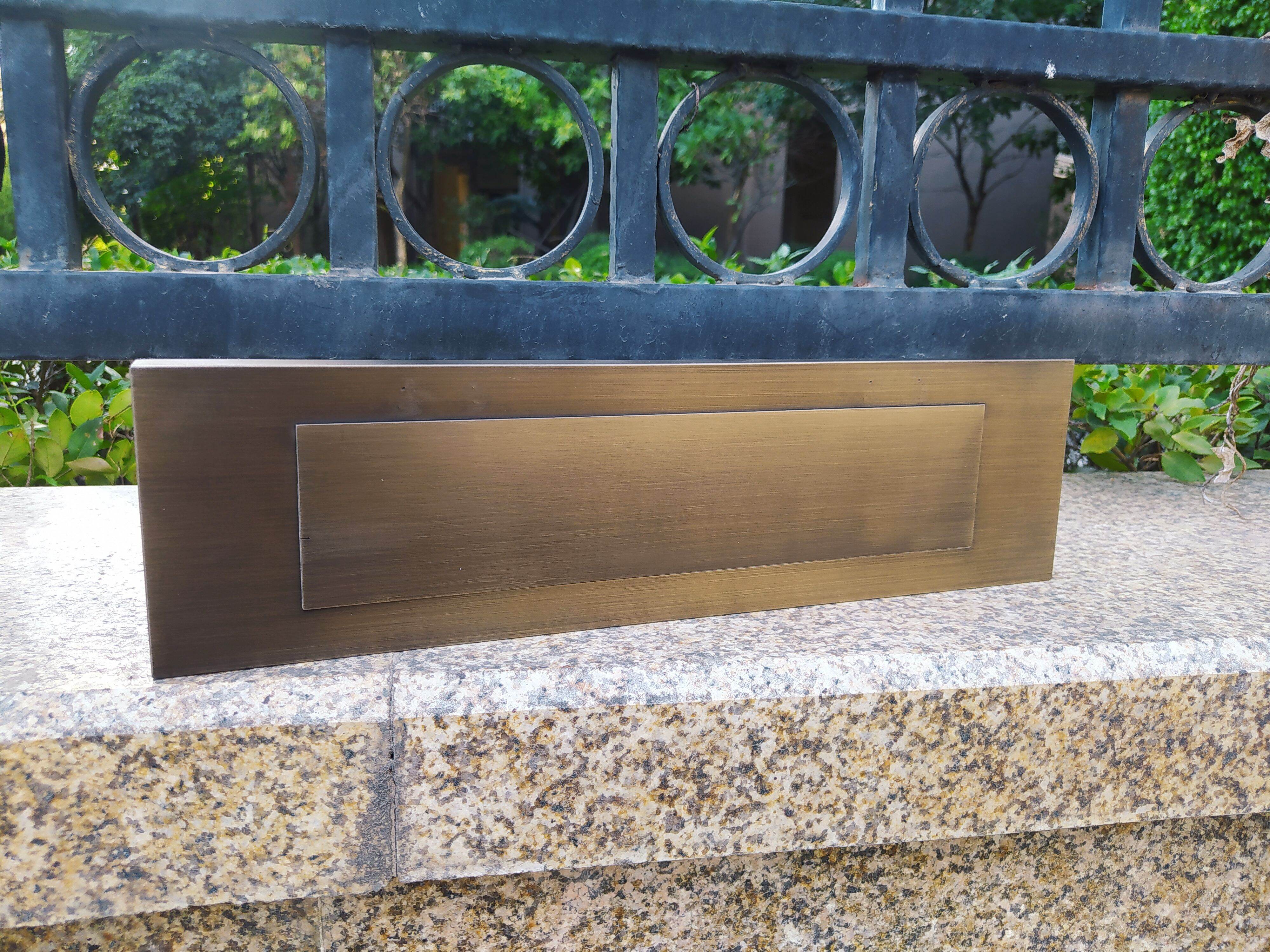 Embedded Outdoor Wall Mailbox Villa Entrance Mailbox Milk Delivery Box ...