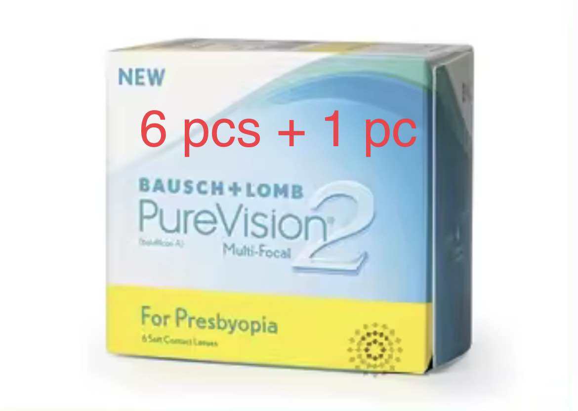 Bausch and Lomb Pure vision 2 HD multifocal For Presbyopia contact ...
