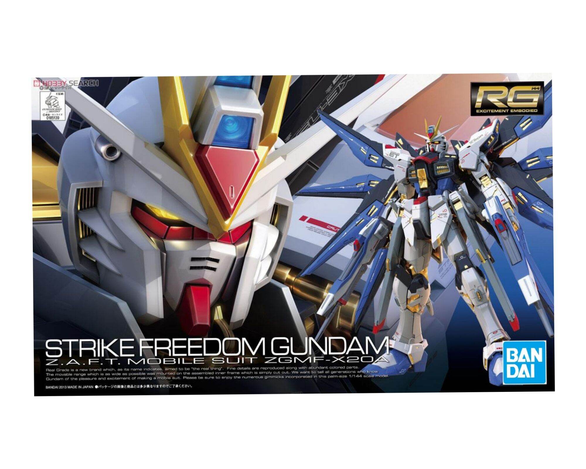 Bandai RG 1/144 Scale Strike Freedom Gundam Model Kit | Lazada
