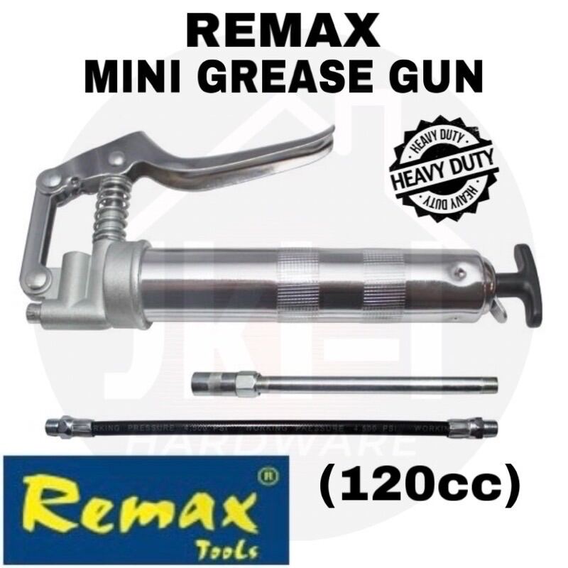(100% ORIGINAL)REMAX GREASE GUN /MINI GREASE GUN 牛油枪/黄油枪 HEAVY DUTY ...