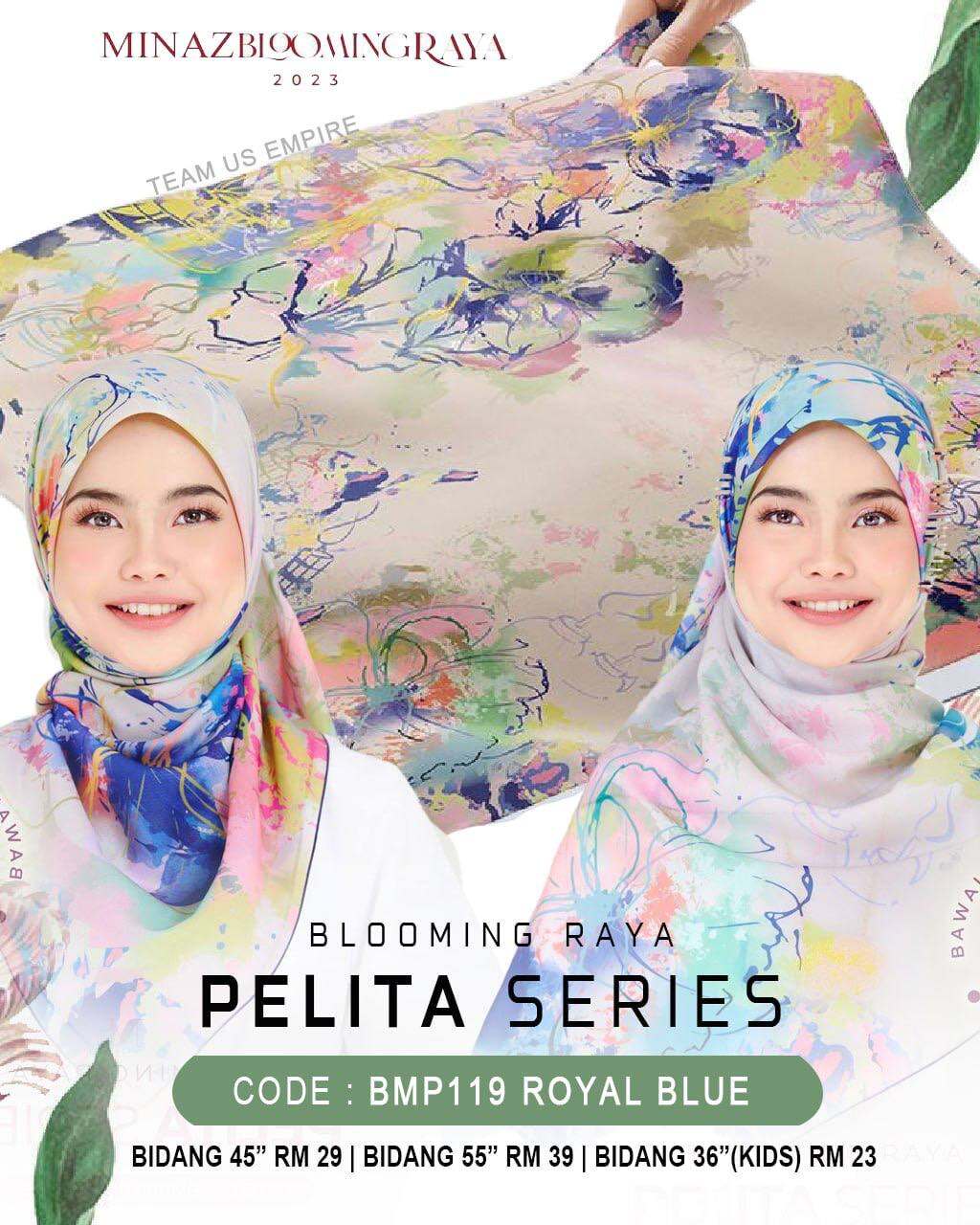 MINAZ HIJAB BLOOMING RAYA 2023 | Lazada