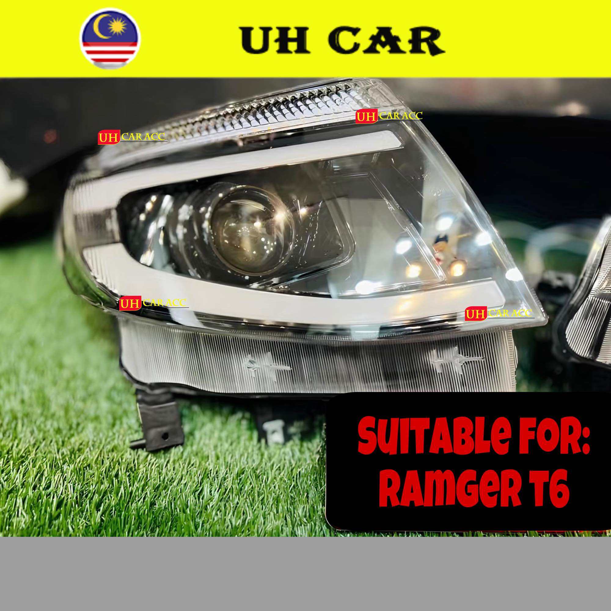 Ford Ranger T6 2012-2015 Projector Led Head Lamp Headllamp Headlight ...