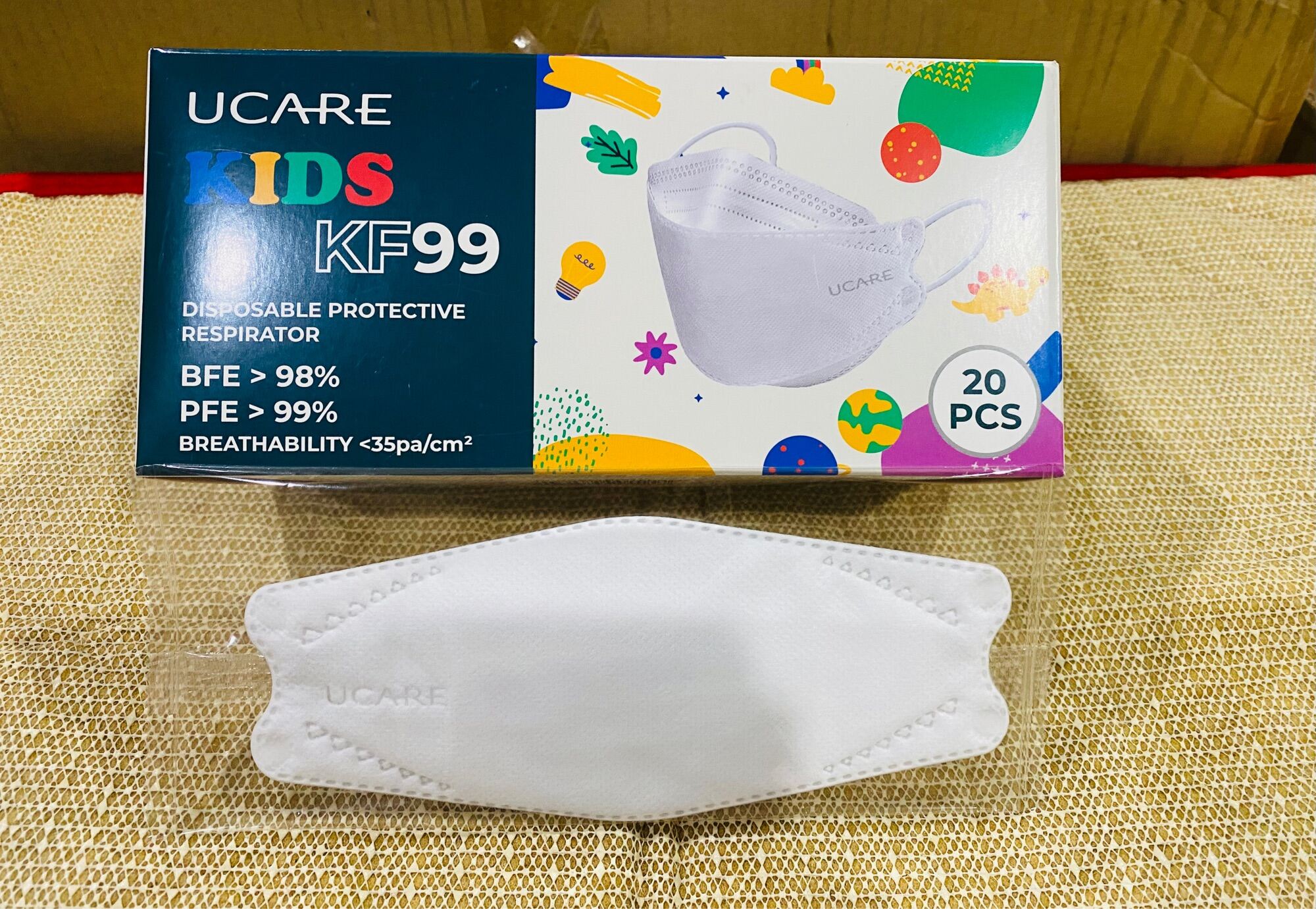 Ucare 4ply kids / children & Adults surgical face mask BFE99% (made in ...