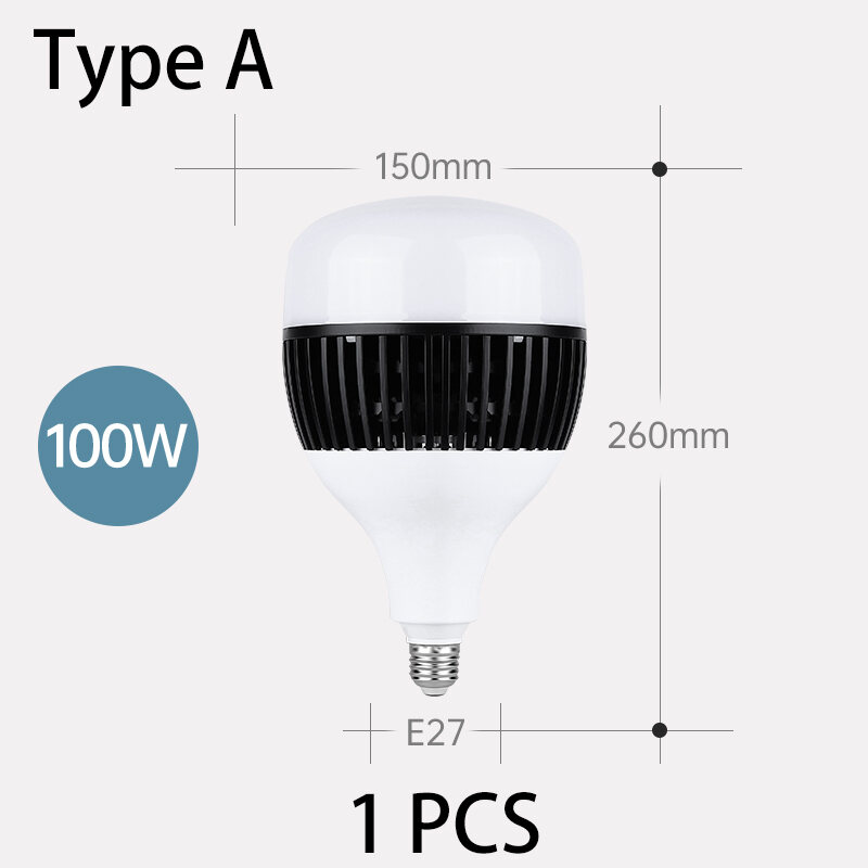 CANMEIJIA LED Bulb E27 220V Light Bulbs High Power Led Lamp 50W 80W ...
