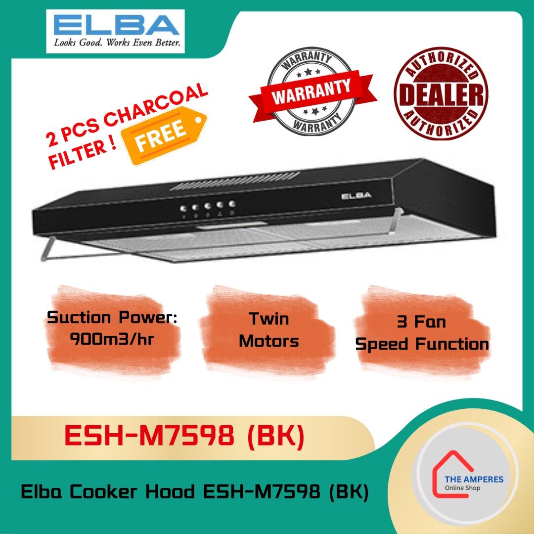 Elba Cooker Hood ESH-M7598 (BK) | Lazada