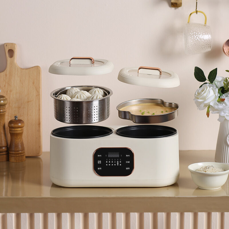 Double-Liner Rice Cooker Low-Sugar Rice Soup Separation Mini 1 Person ...