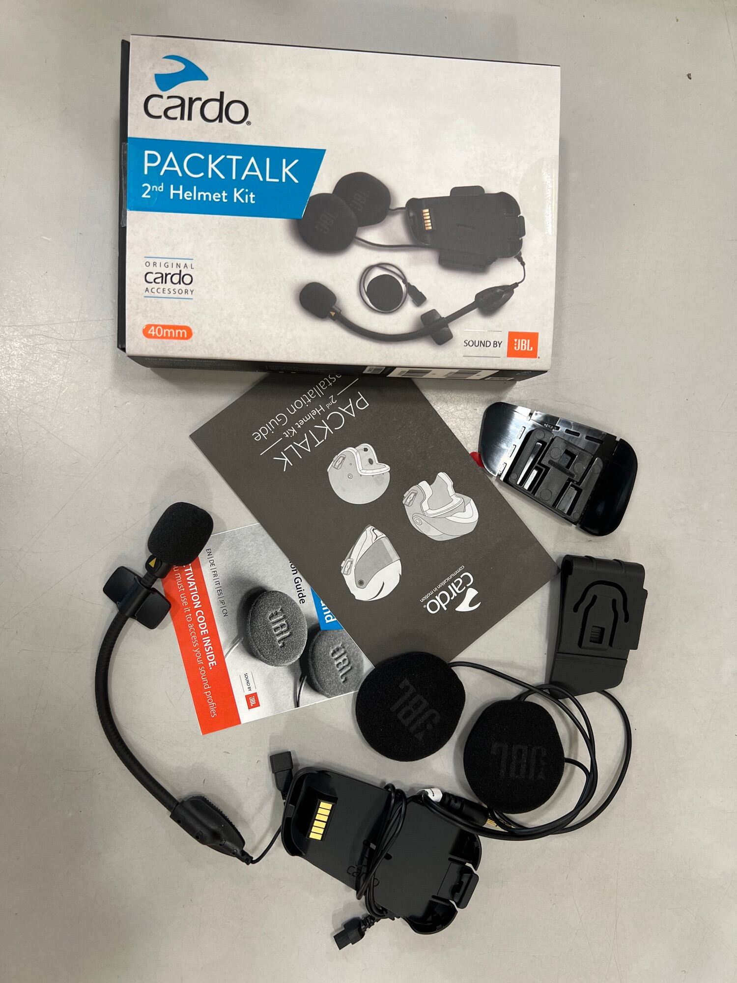CARDO PACKTALK 2nd HELMET KIT | 40mm JBL SPEAKER (OFFICIAL DEALER) | Lazada