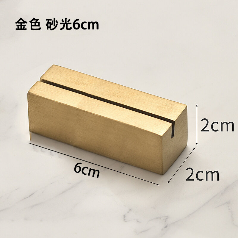 Solid Stainless Steel Menu Card Holder for Buffet Dinner Name Tag ...