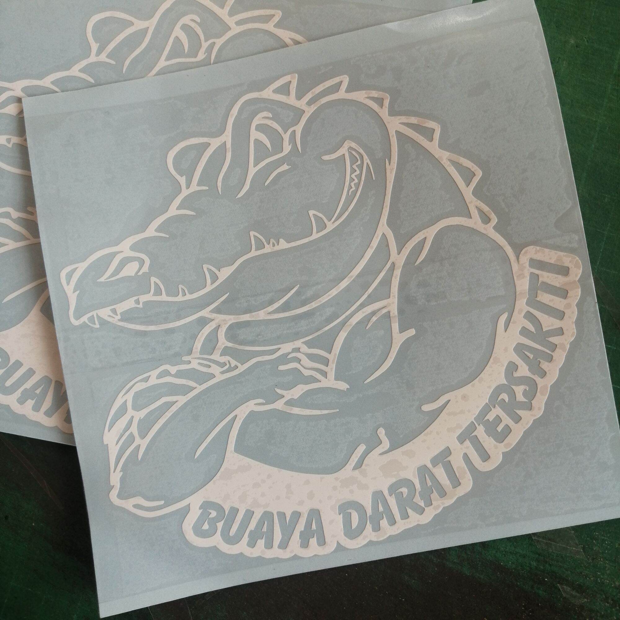 sticker BUAYA DARAT TERSAKITI | Lazada