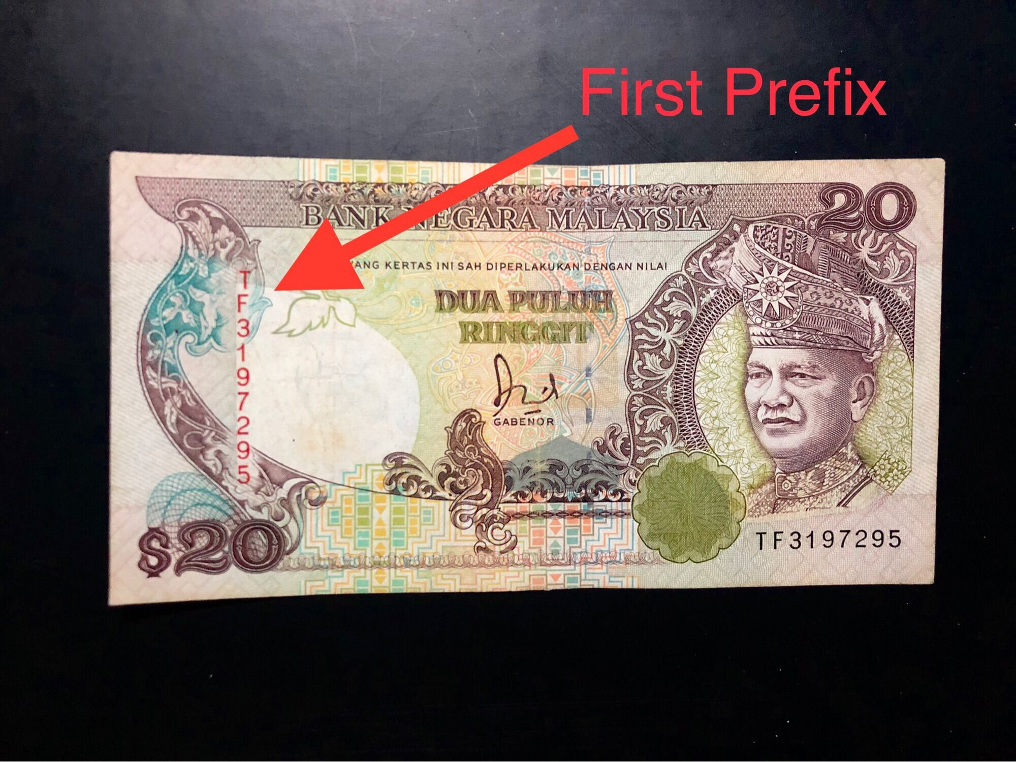 Malaysia RM20 6th generation banknote AEF~EF Condition 75~80% New 1st ...