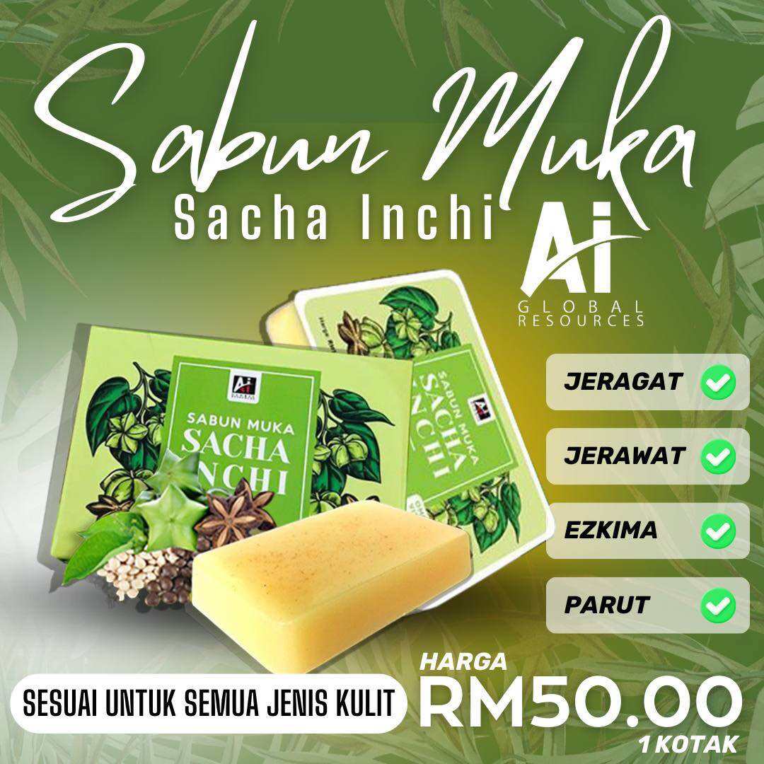 SABUN MUKA SACHA INCHI AI GLOBAL | Lazada SABUN MUKA SACHA INCHI AI GLOBAL | Lazada