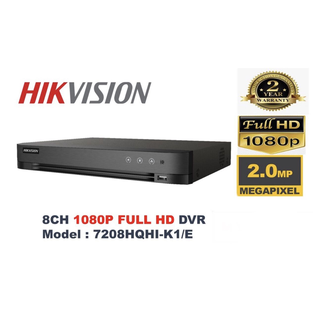 HIKVISION CCTV DVR 8 Channel Digital Video Recorder/Decorder Turbo HD ...