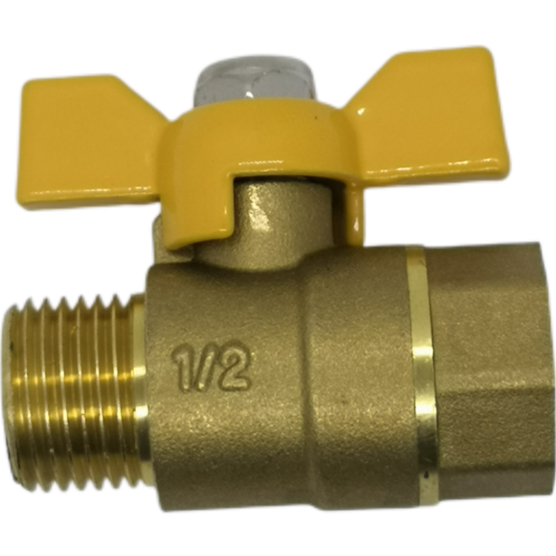 4 Points DN15 Special Copper Ball Valve for Gas Q11f Forged Copper Ball ... 4 Points DN15 Special Copper Ball Valve for Gas Q11f Forged Copper Ball ...
