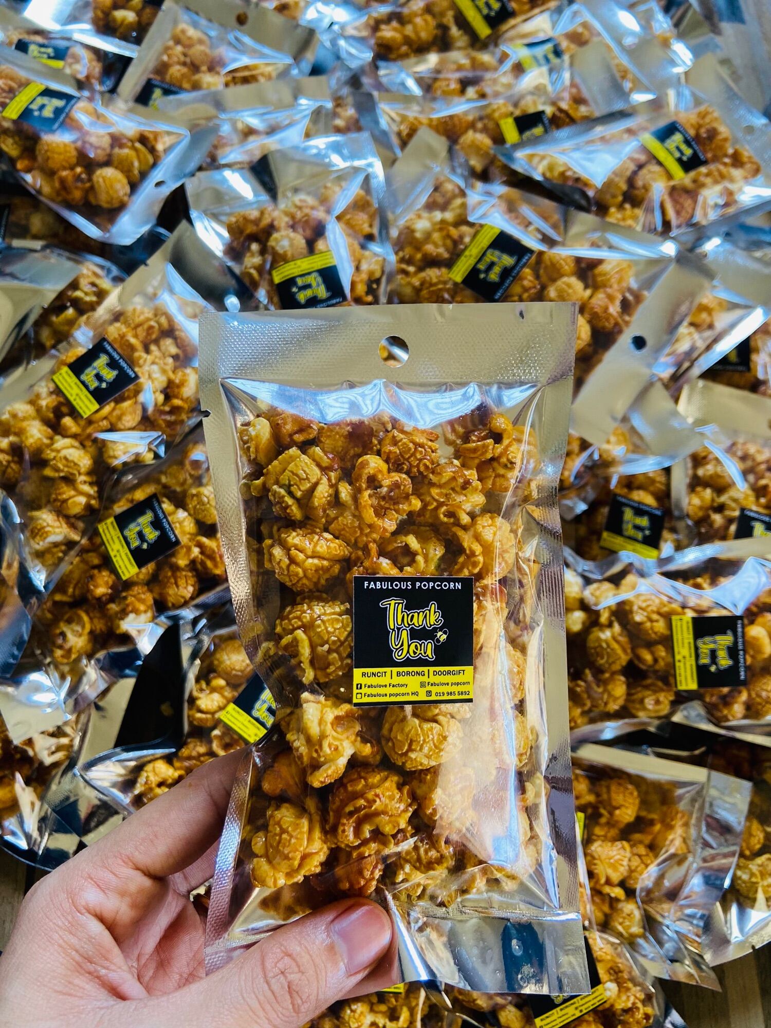 DOORGIFT POPCORN Caramel & rainbow | Lazada